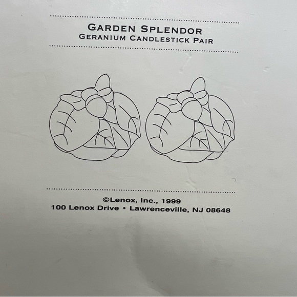 Lenox | Accents | Lenox Garden Splendor Collection Bee Candle Holders ...